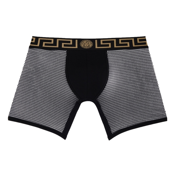 Versace | Underwear & Socks | Versacemens La Greca Mesh Boxer Briefs ...